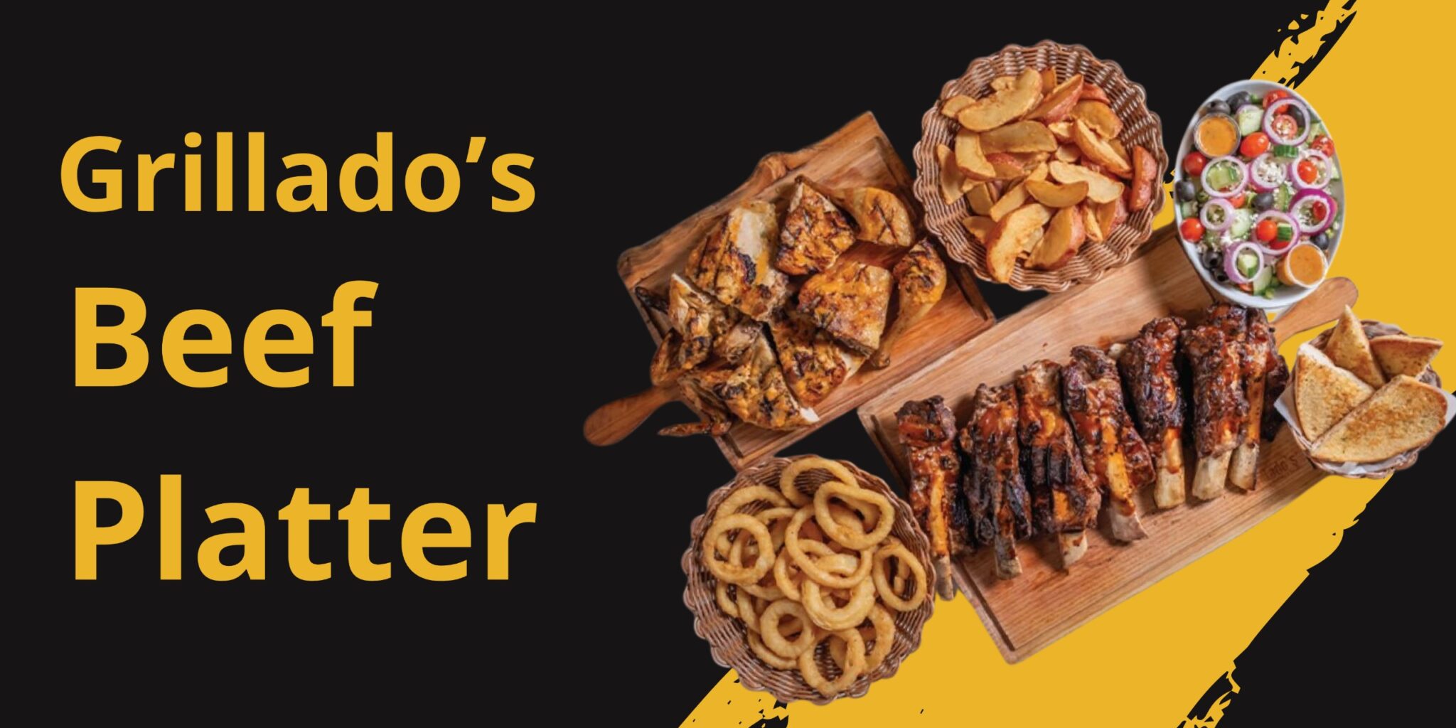 Grillado's Beef Platter – The Ultimate BBQ Feast for Meat Lovers